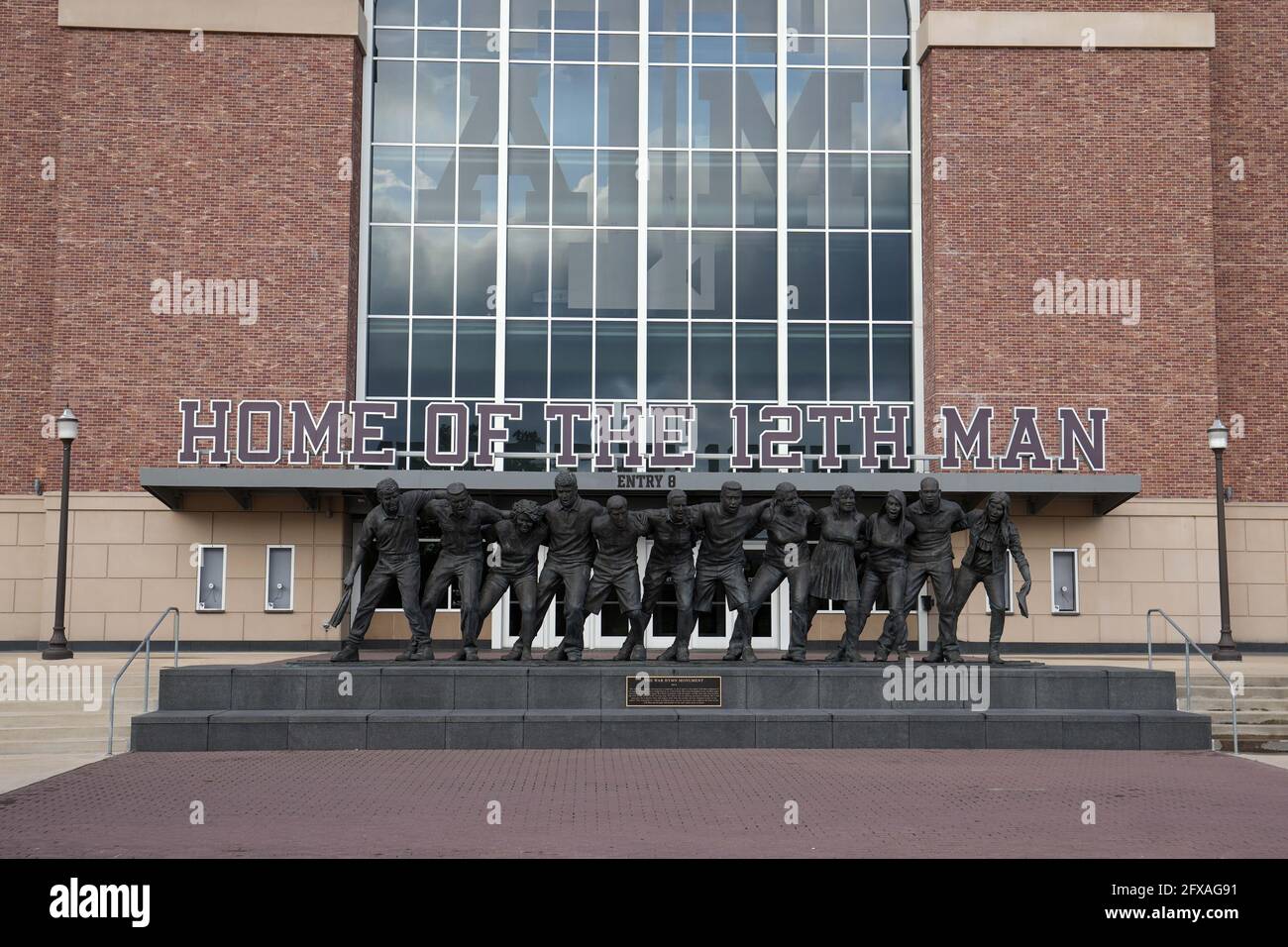 A general view of the War Hymn Monument at Kyle Field, Wednesday, May ...