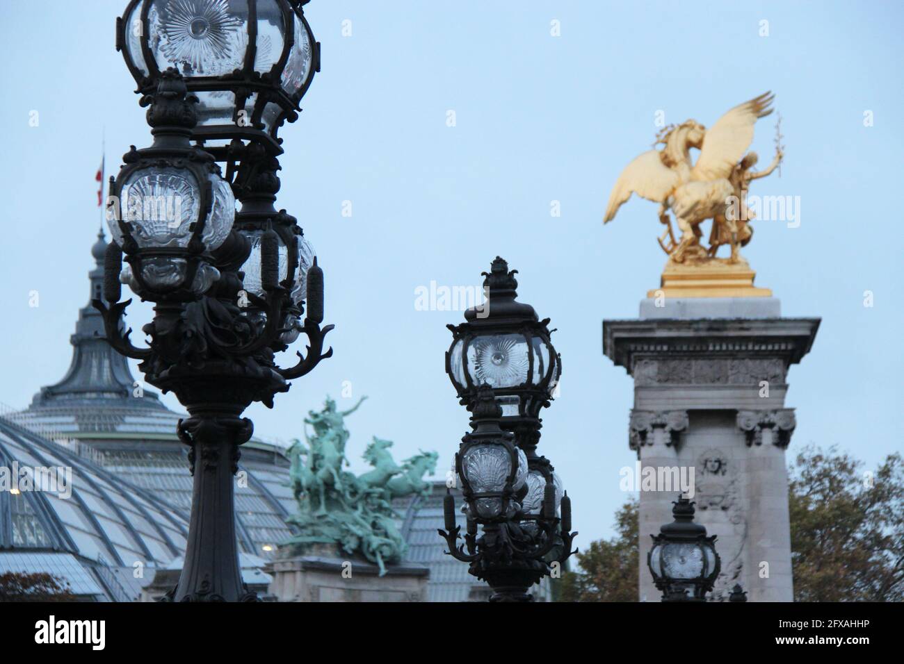 alexandre iii bridge in paris (france Stock Photo - Alamy