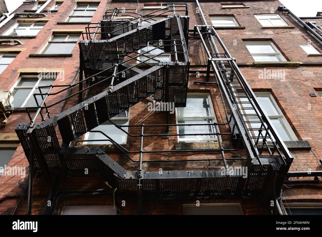 external fire escape Stock Photo - Alamy