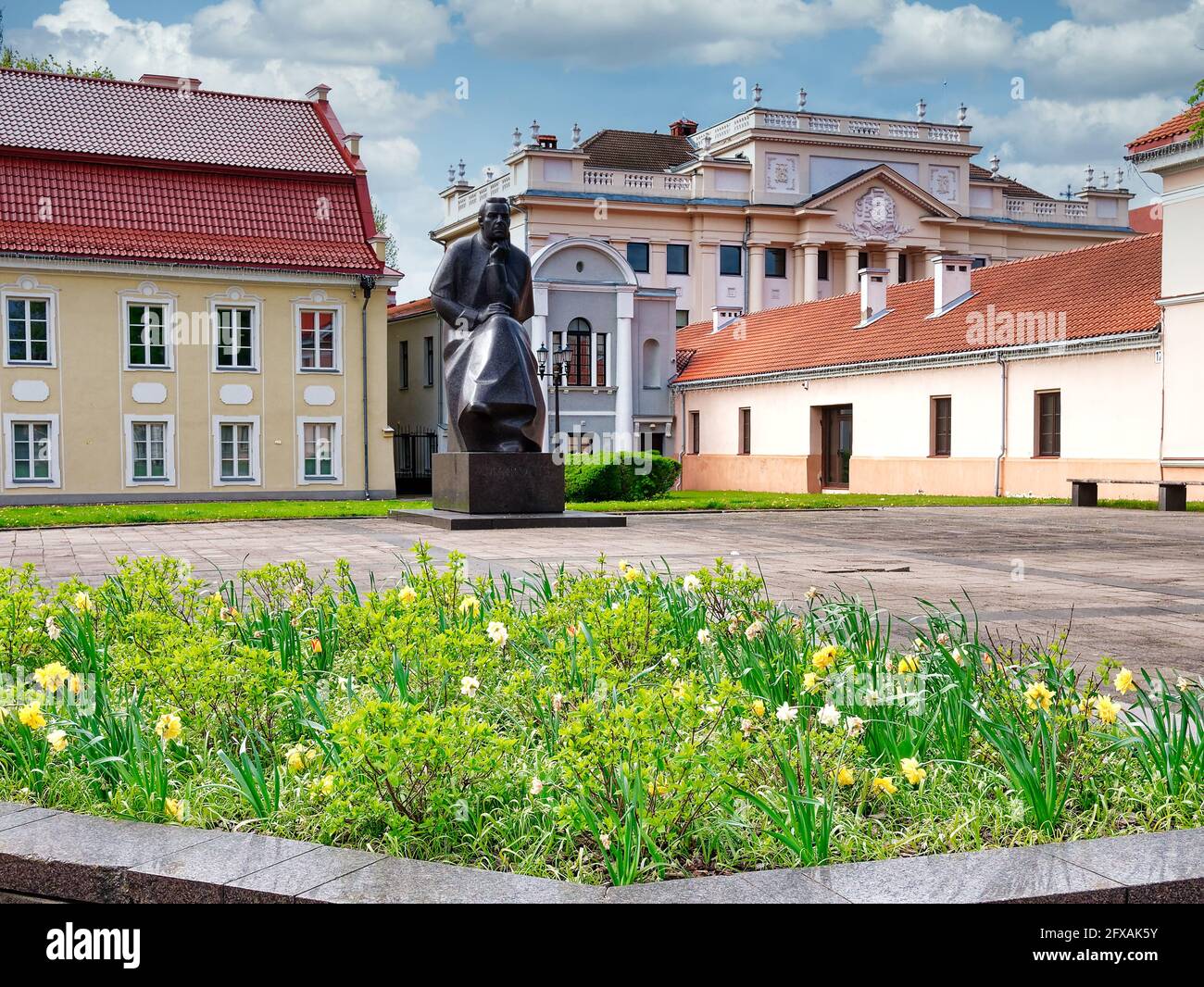 Monument to Maironis in Kaunas. Maironis one of the most famous ...