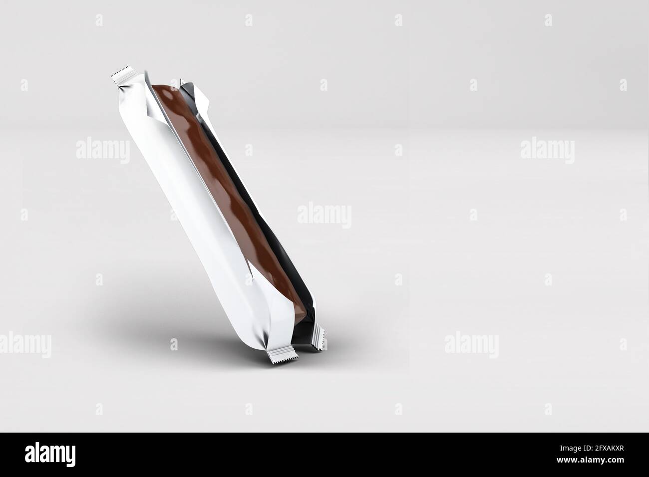 Chocolate Bar packaging blank pack empty template.Mock up.Realistic ...