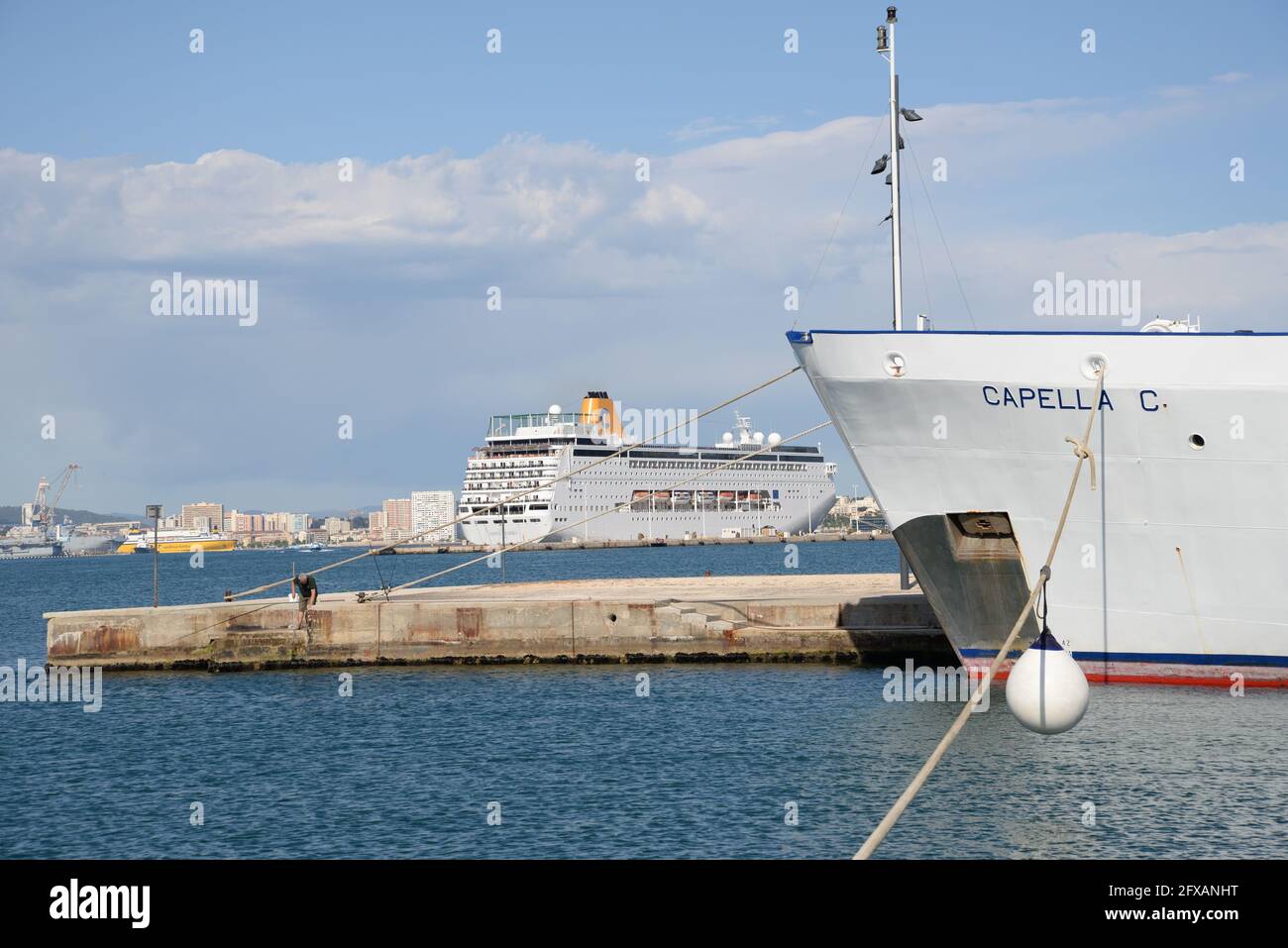 Cruise ship Costa Riviera calling in la Seyne sur Mer Stock Photo - Alamy