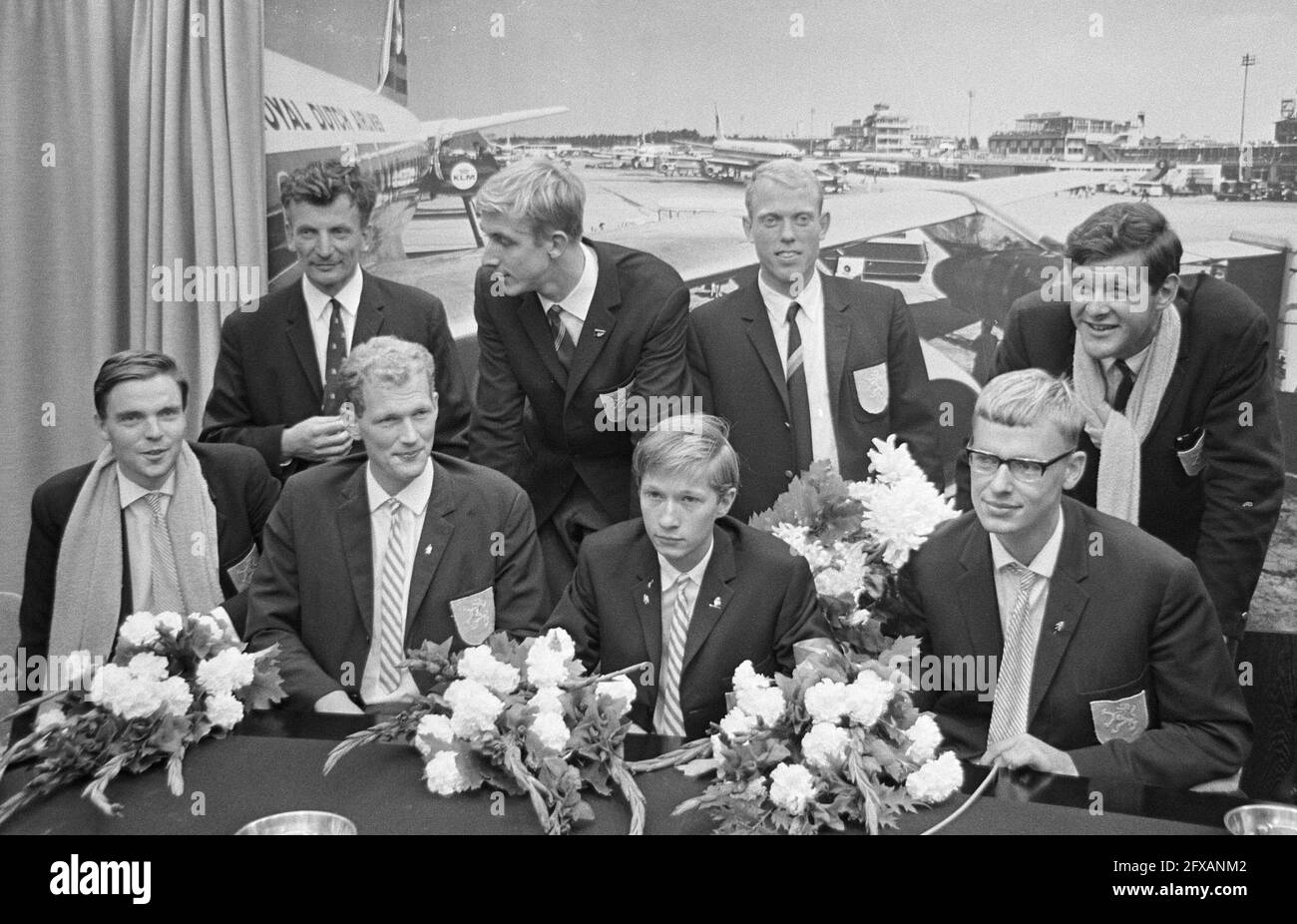 Dutch rowing team World Championship 1966 Stock Photo - Alamy