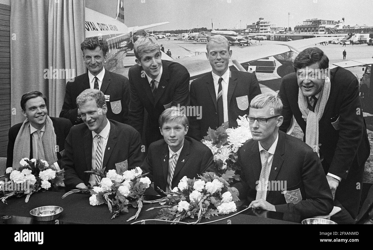 Dutch rowing team World Cup 1966b Stock Photo - Alamy
