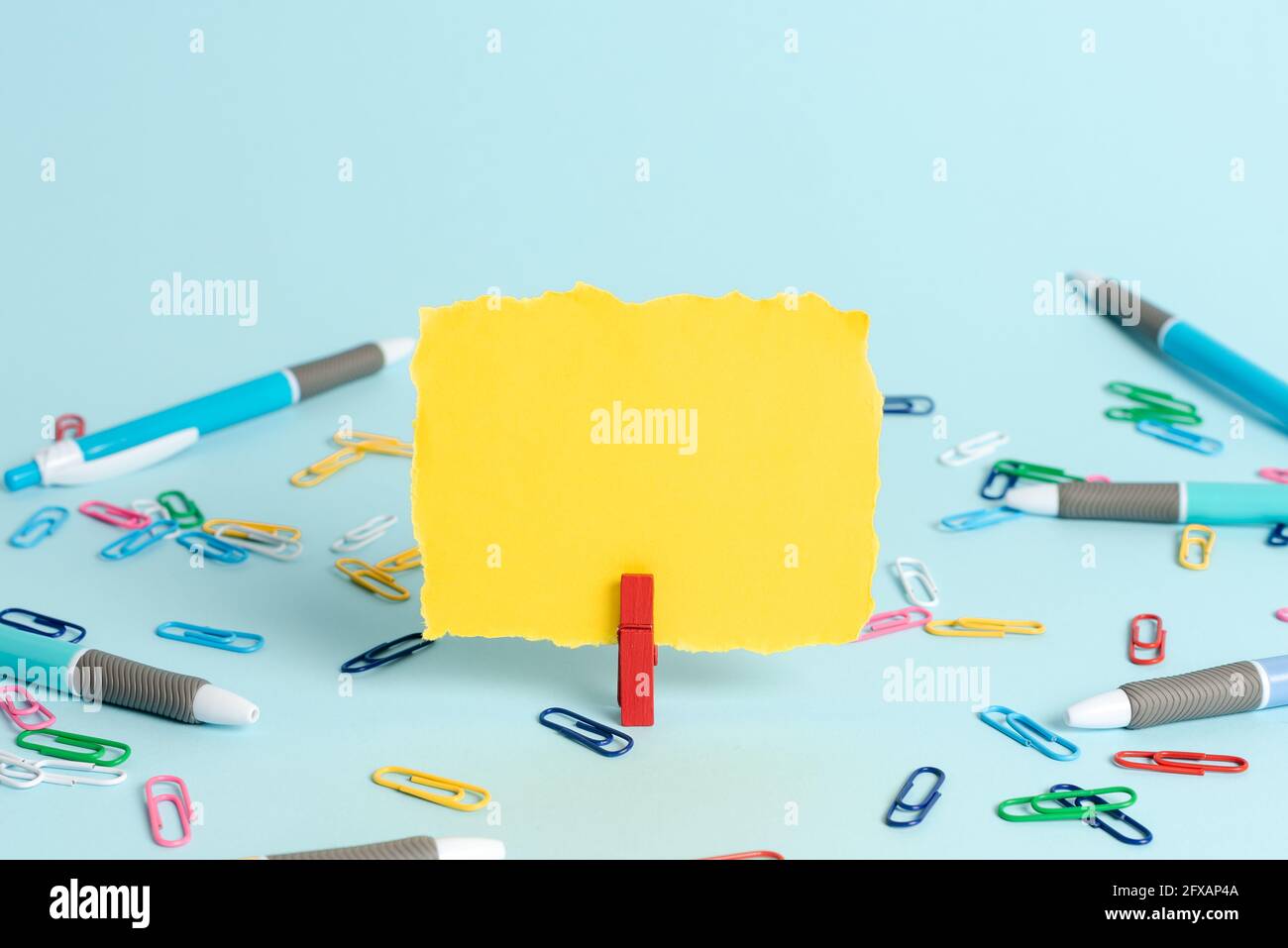 Colorful Office Supplies, Bright Workplace Stuff, Workshop Materials ...