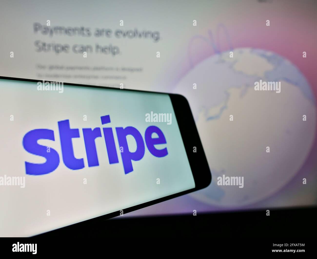 Stripe logo hi-res stock photography and images - Alamy