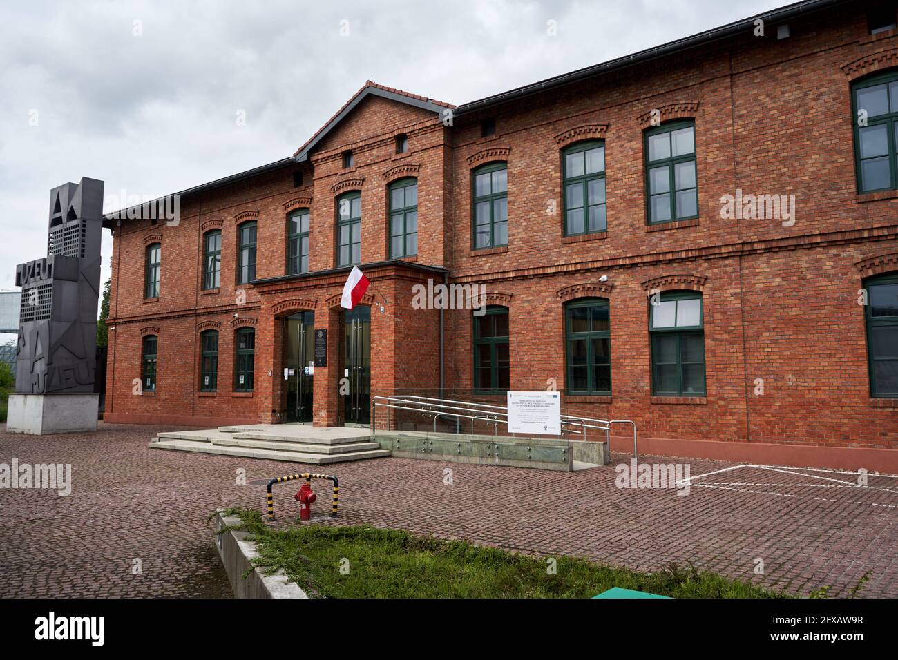 Krakow. Poland 22 may 2021 - Building of museum of AK (national army ...