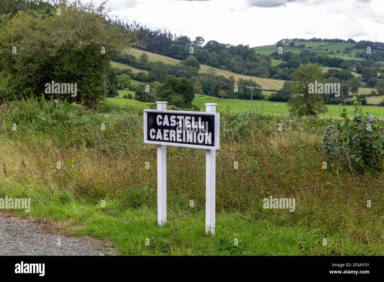 Welsh sign, Castell Caereinion Station, Welshpool & Llanfair Light ...