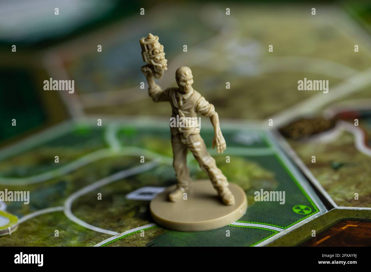 Roseville, MN, USA, 02.04.2021 - Fallout Board Game Plastic Figure on ...