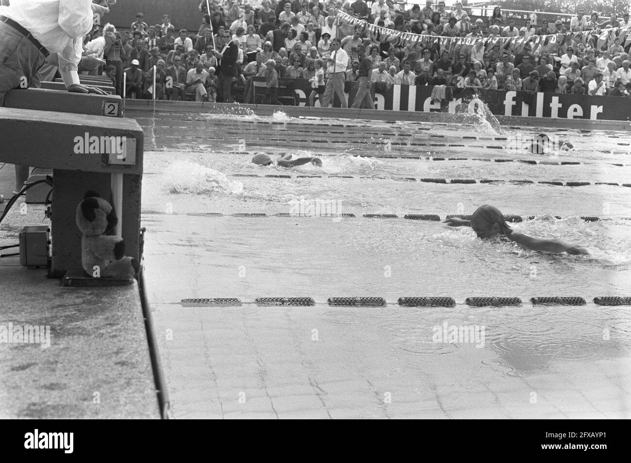 First day National Swimming Championships in swimming pool Den Hommel ...