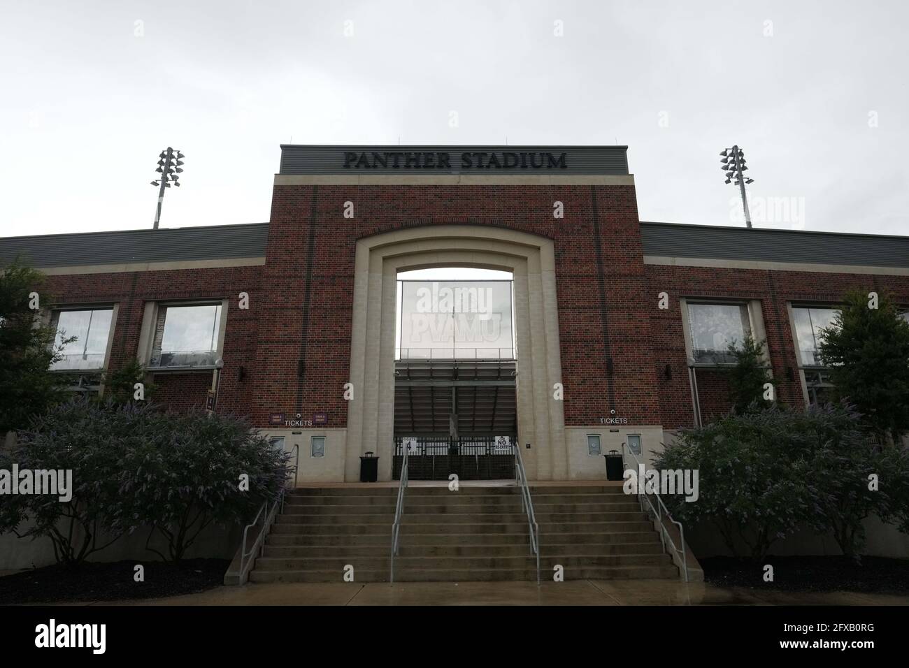 A general view of the Panther Stadium at Blackshear Field exterioron ...