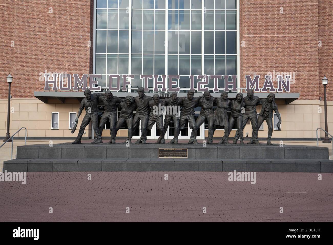 A general view of the War Hymn Monument at Kyle Field, Wednesday, May ...