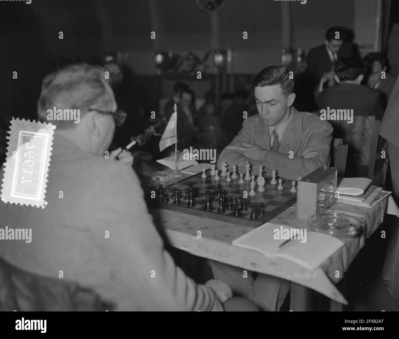 World chess championship Black and White Stock Photos & Images - Alamy