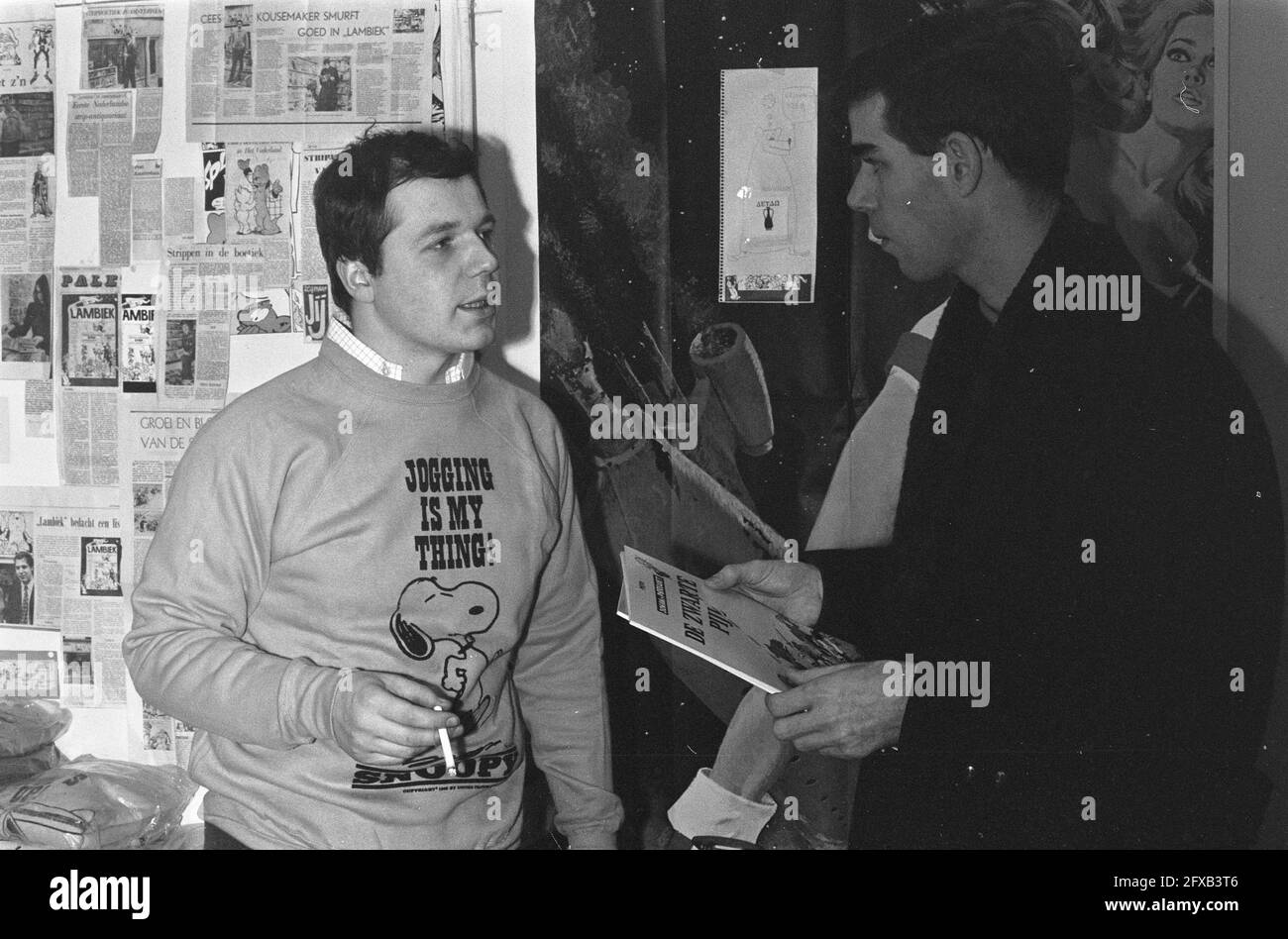 Comic book store lambiek Black and White Stock Photos & Images - Alamy