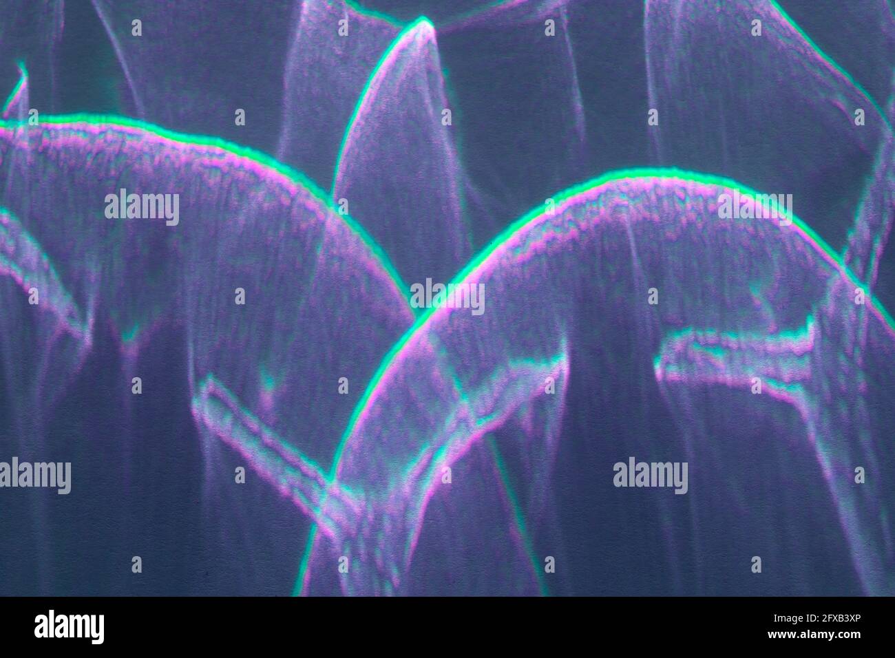 caustic effect, play of shadows on navy blue background Stock Photo - Alamy