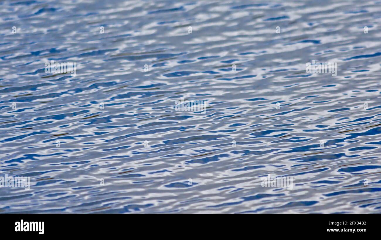 rippling blu water surface background Stock Photo - Alamy