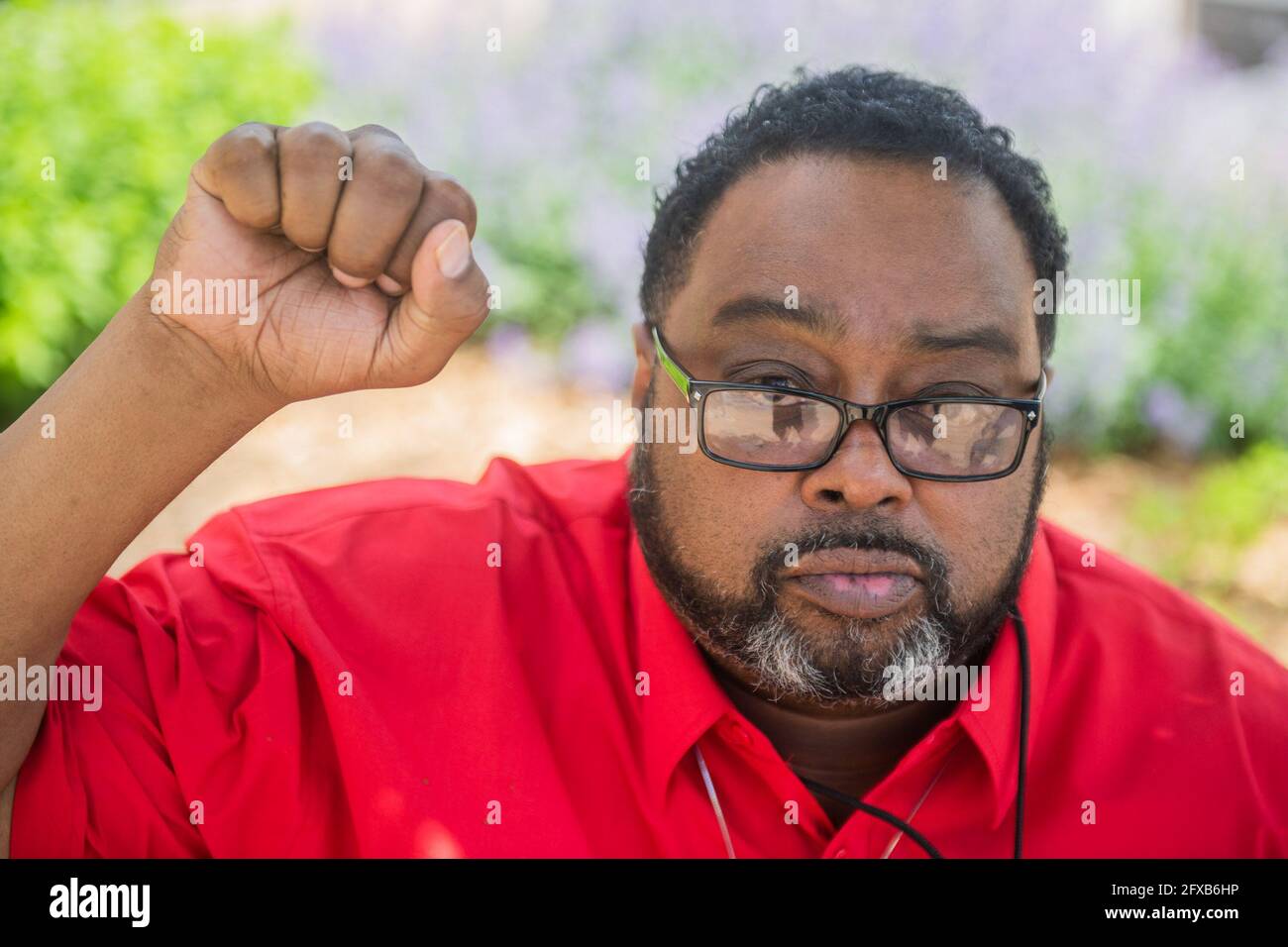 Minneapolis, United States. 25th May, 2021. Jacob Blake Sr, the father ...