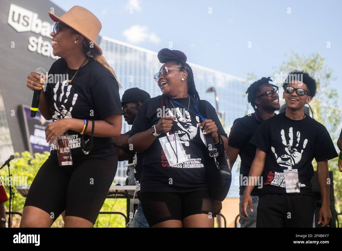 Minneapolis, United States. 25th May, 2021. Atmosphere at Commons Park ...