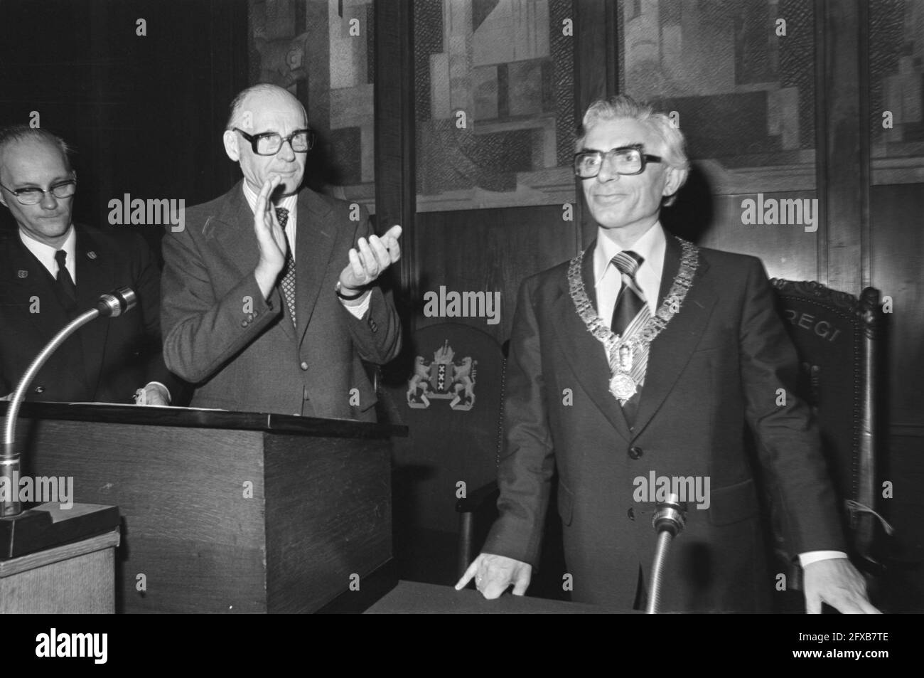 Amsterdam wim polak speech mayor polak hi-res stock photography and ...