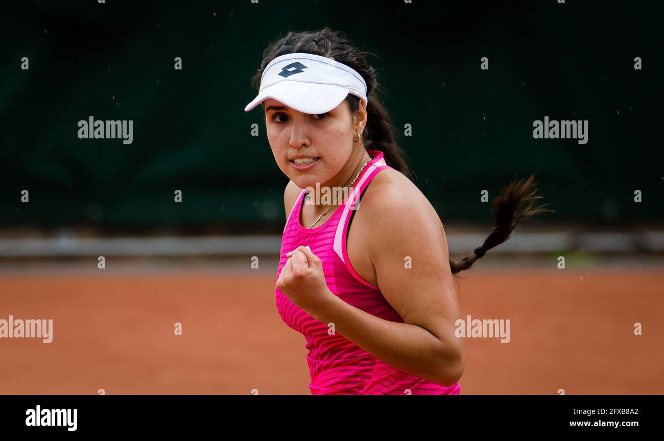 Maria Camila Osorio Serrano of Colombia in action during the second ...