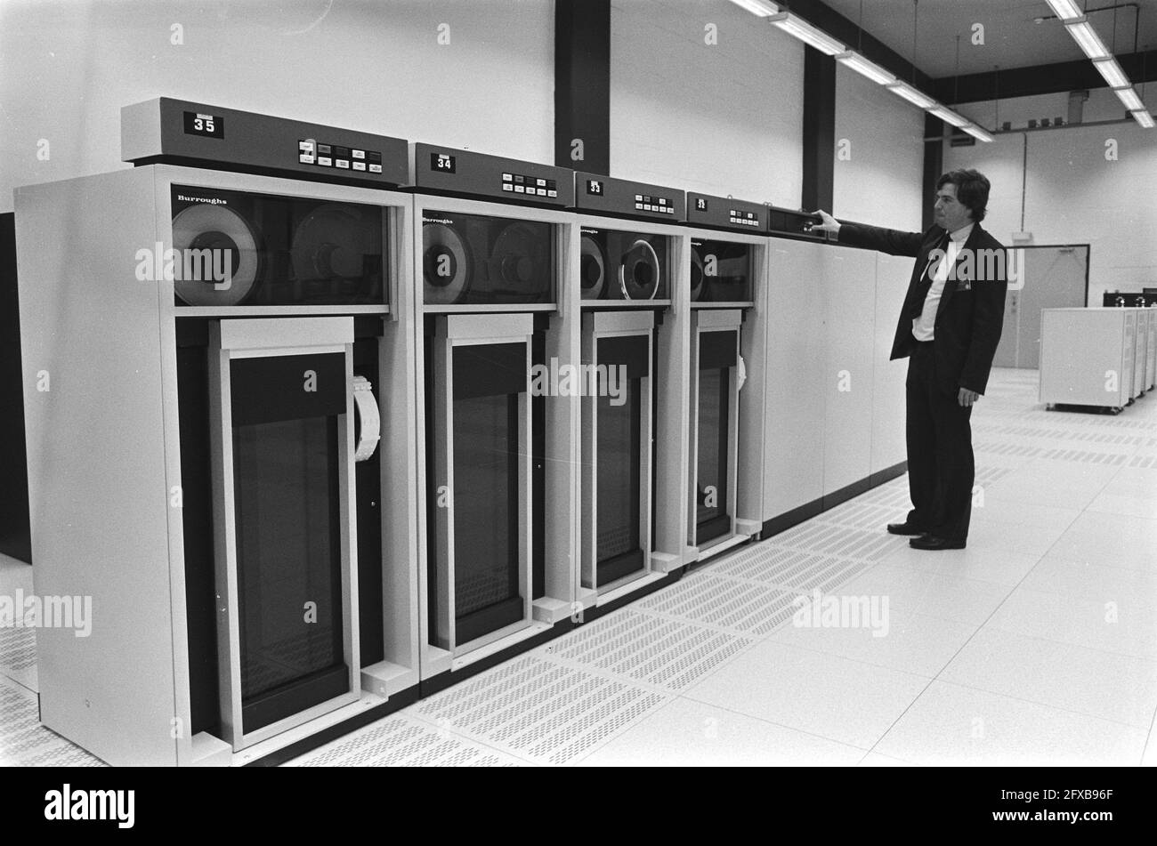 20th century computer Black and White Stock Photos & Images - Alamy