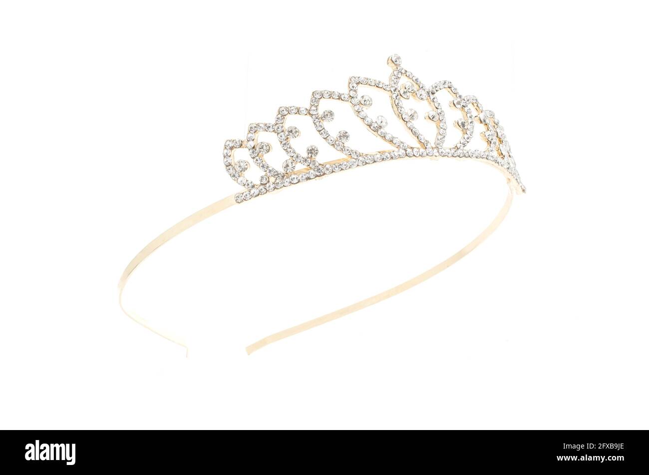 tiara on a white background Stock Photo - Alamy