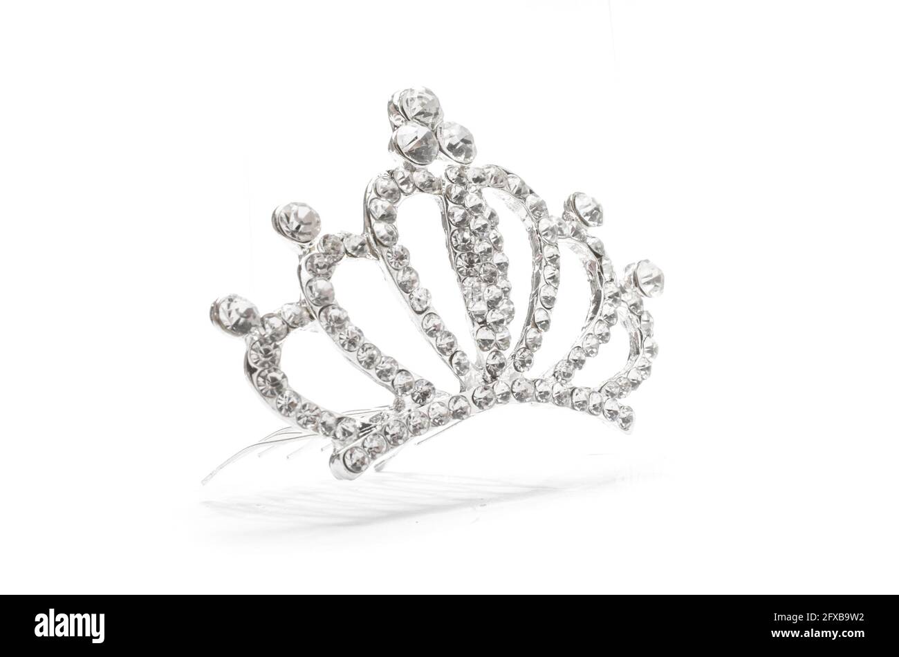 tiara on a white background Stock Photo - Alamy