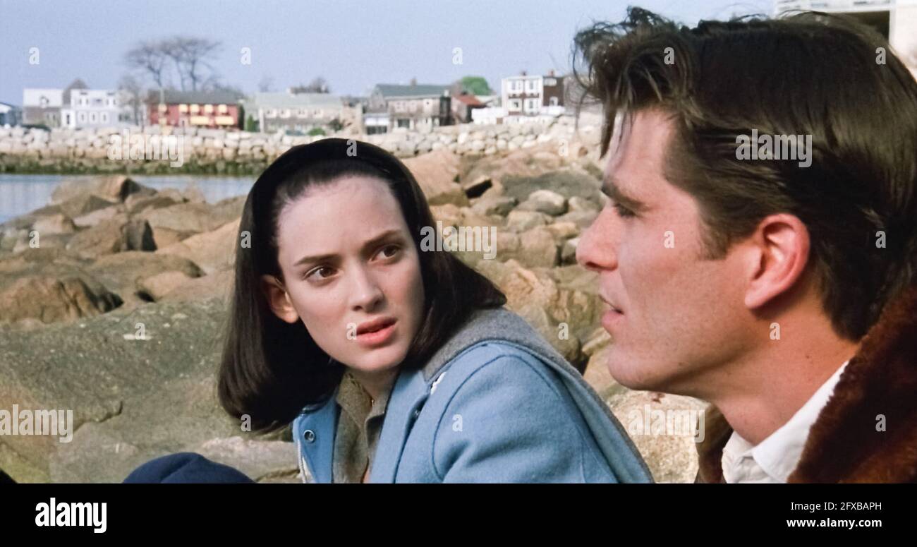USA. Winona Ryder and Michael Schoeffling in a scene from the (C)Orion ...