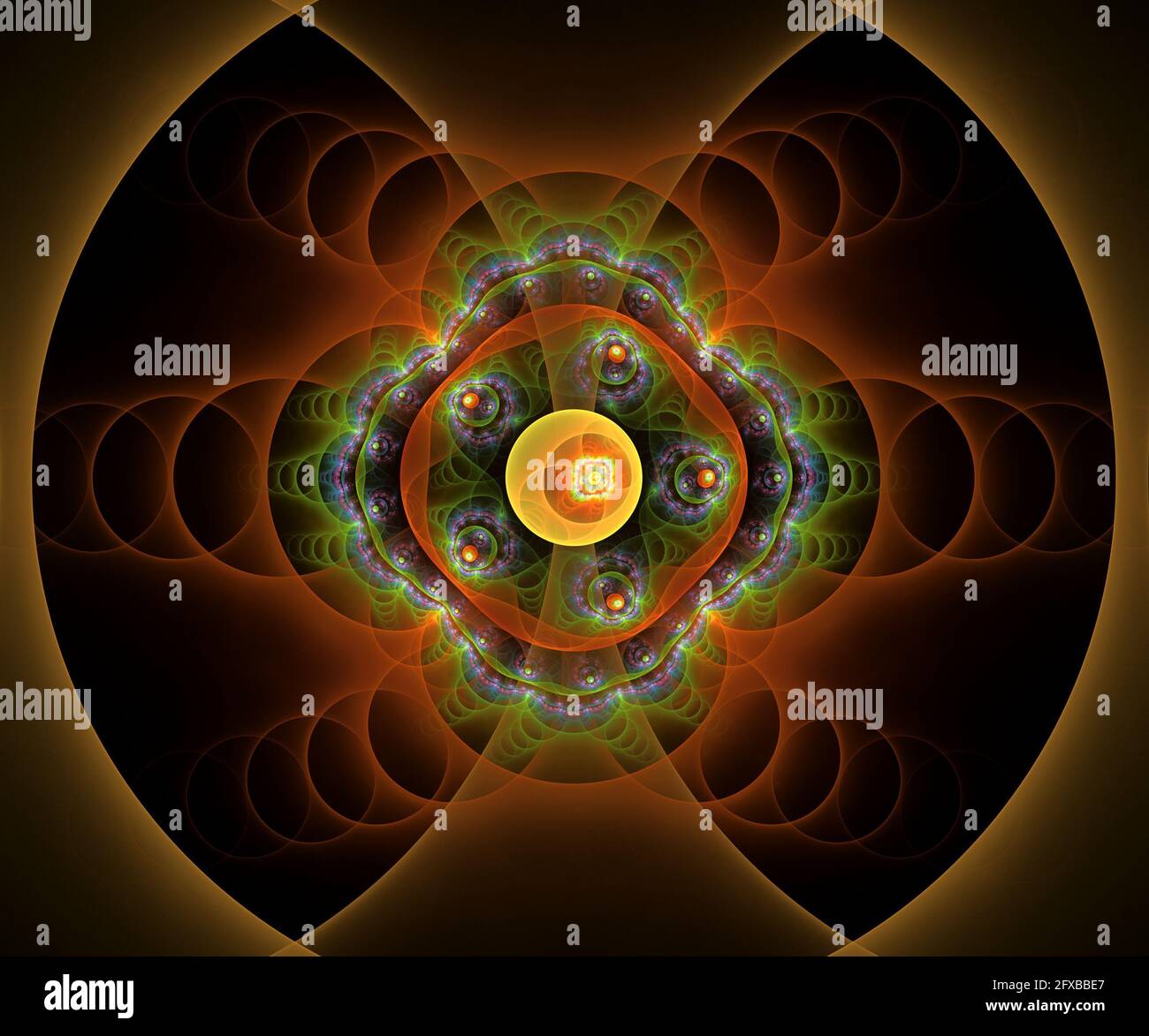 Computer generated fractal artwork for creative art,design and ...