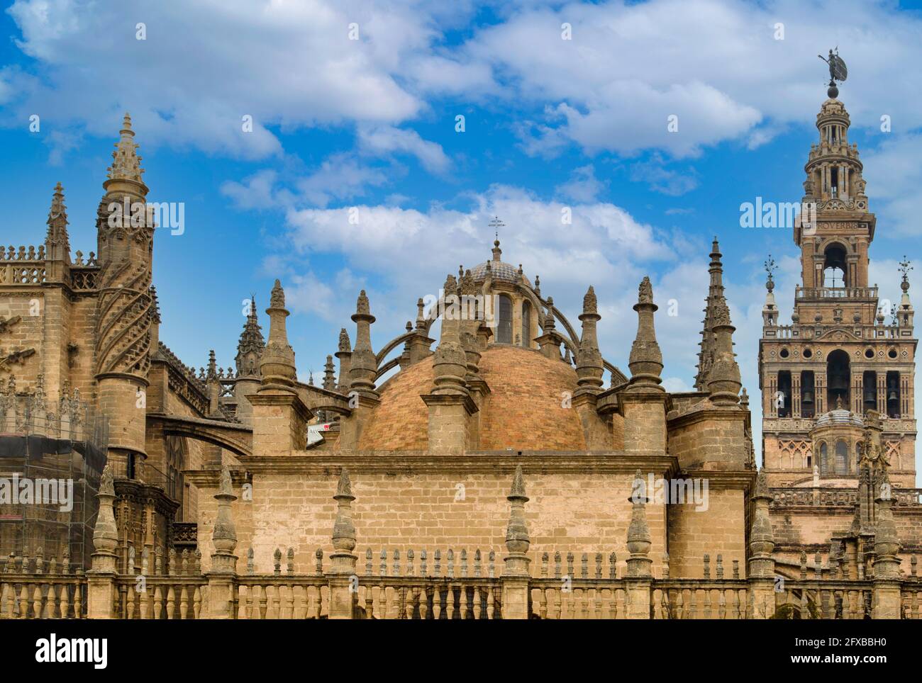 Scenic Seville Santa Maria Cathedral at night Stock Photo - Alamy