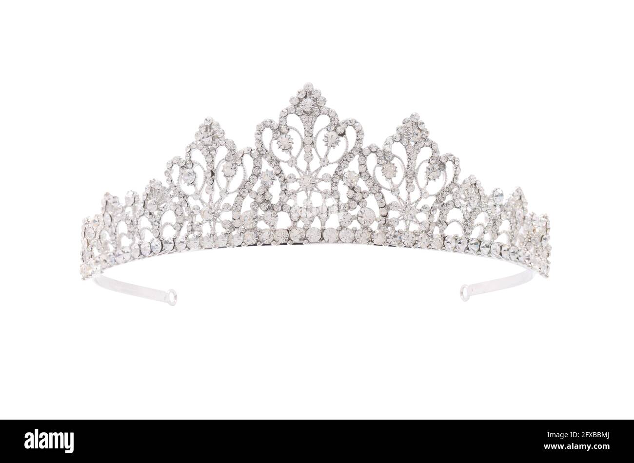 tiara on a white background Stock Photo - Alamy