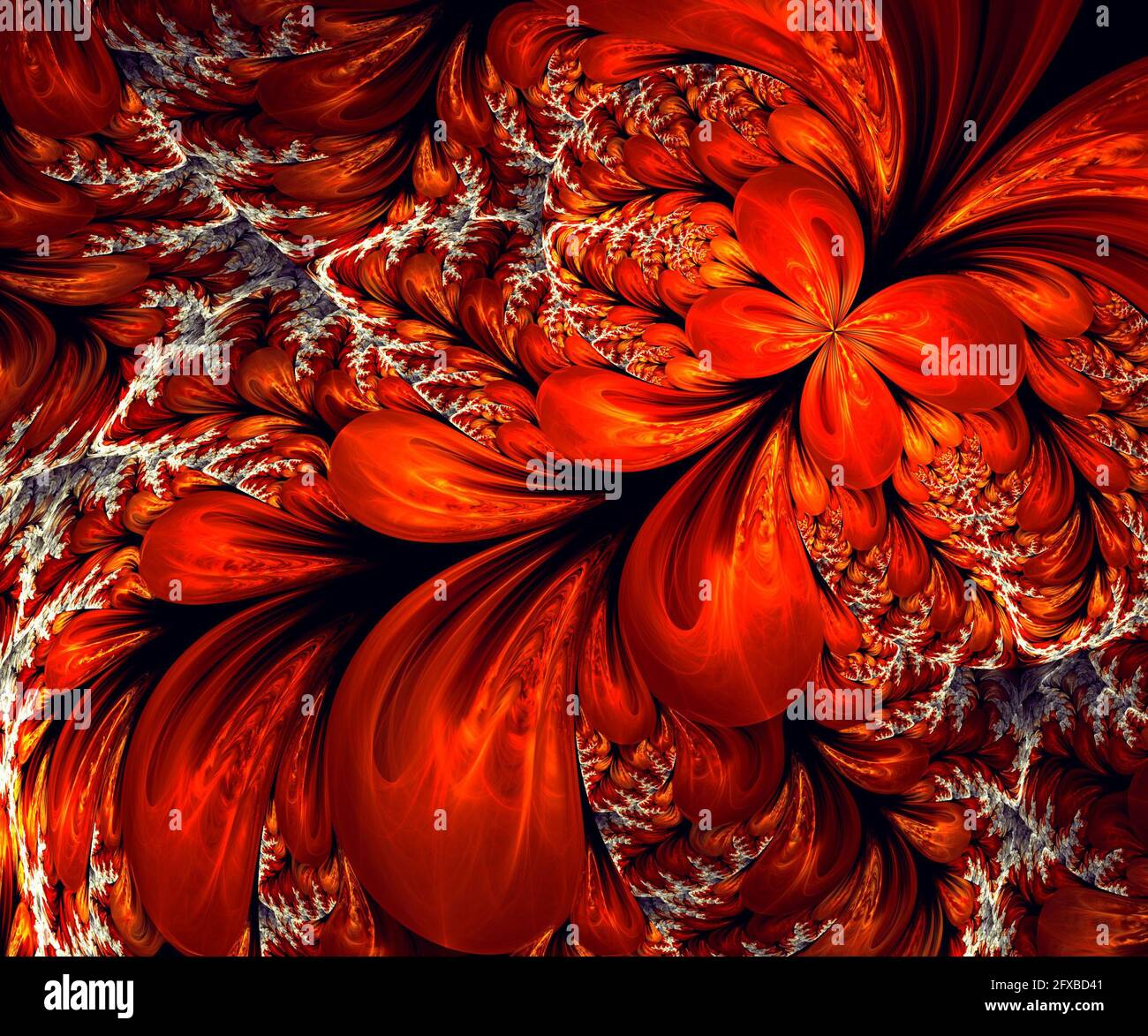 Computer generated fractal artwork for creative art,design and ...