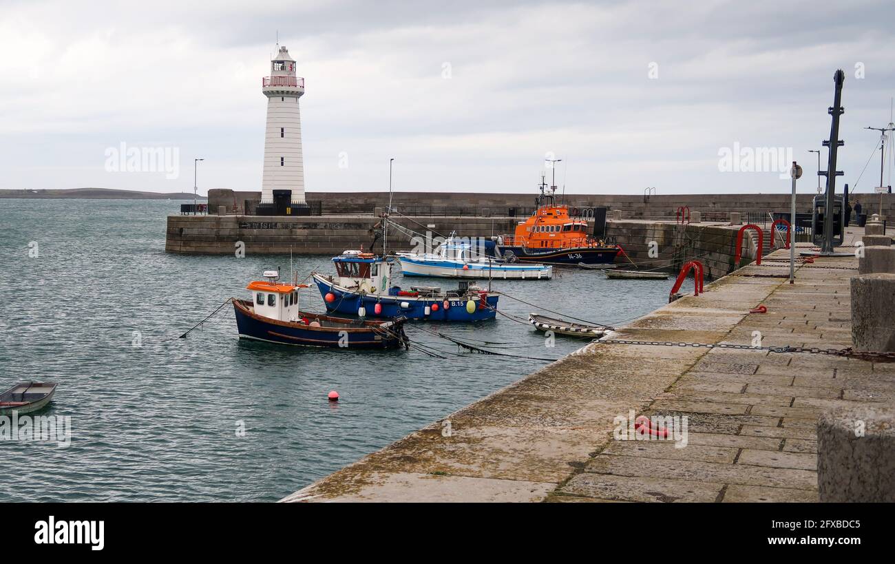 Donaghadee town and harbour Co Down Northern Ireland Stock Photo - Alamy