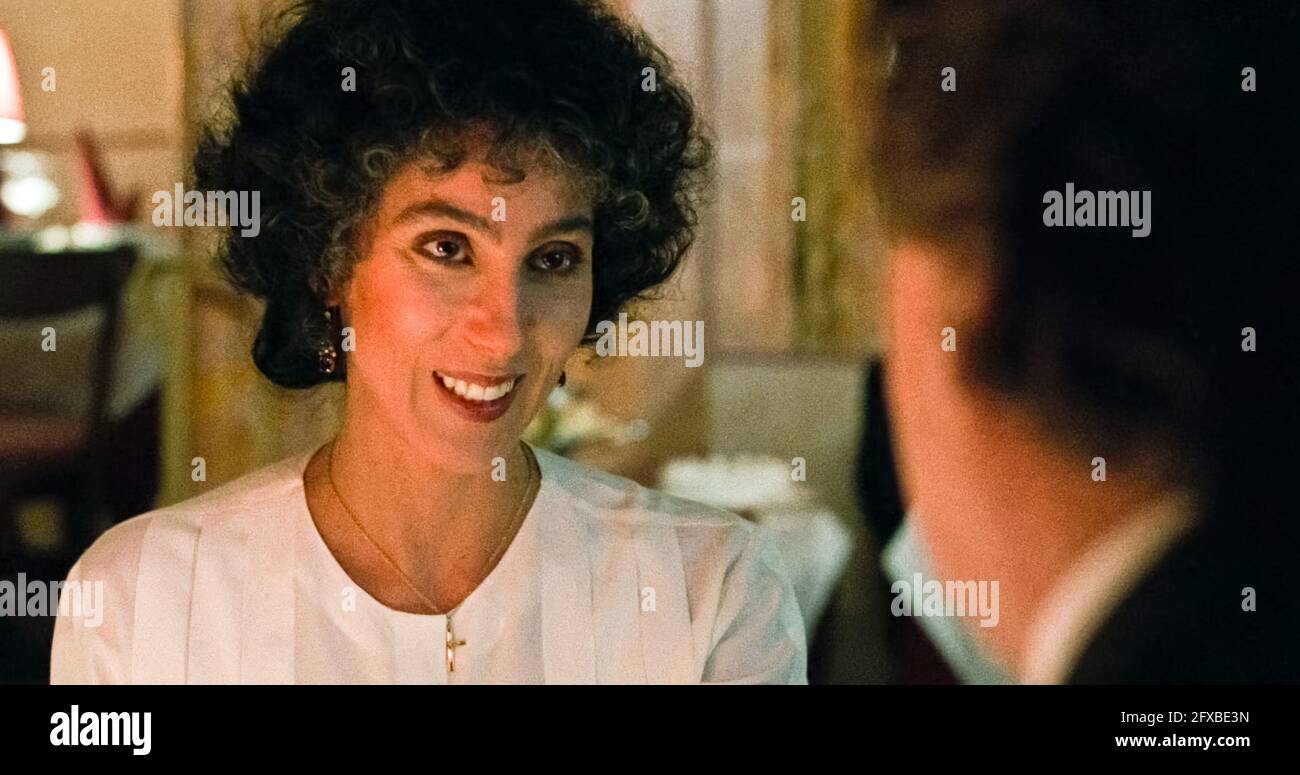 USA. Cher in a scene from the (C)Metro-Goldwyn-Mayer movie: Moonstruck ...