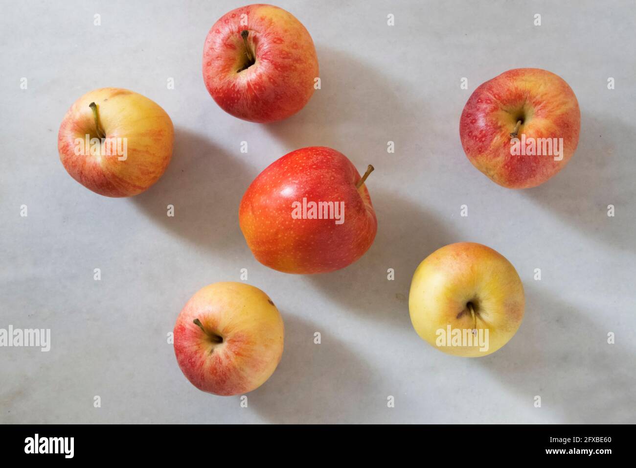 natural apples top view Stock Photo - Alamy