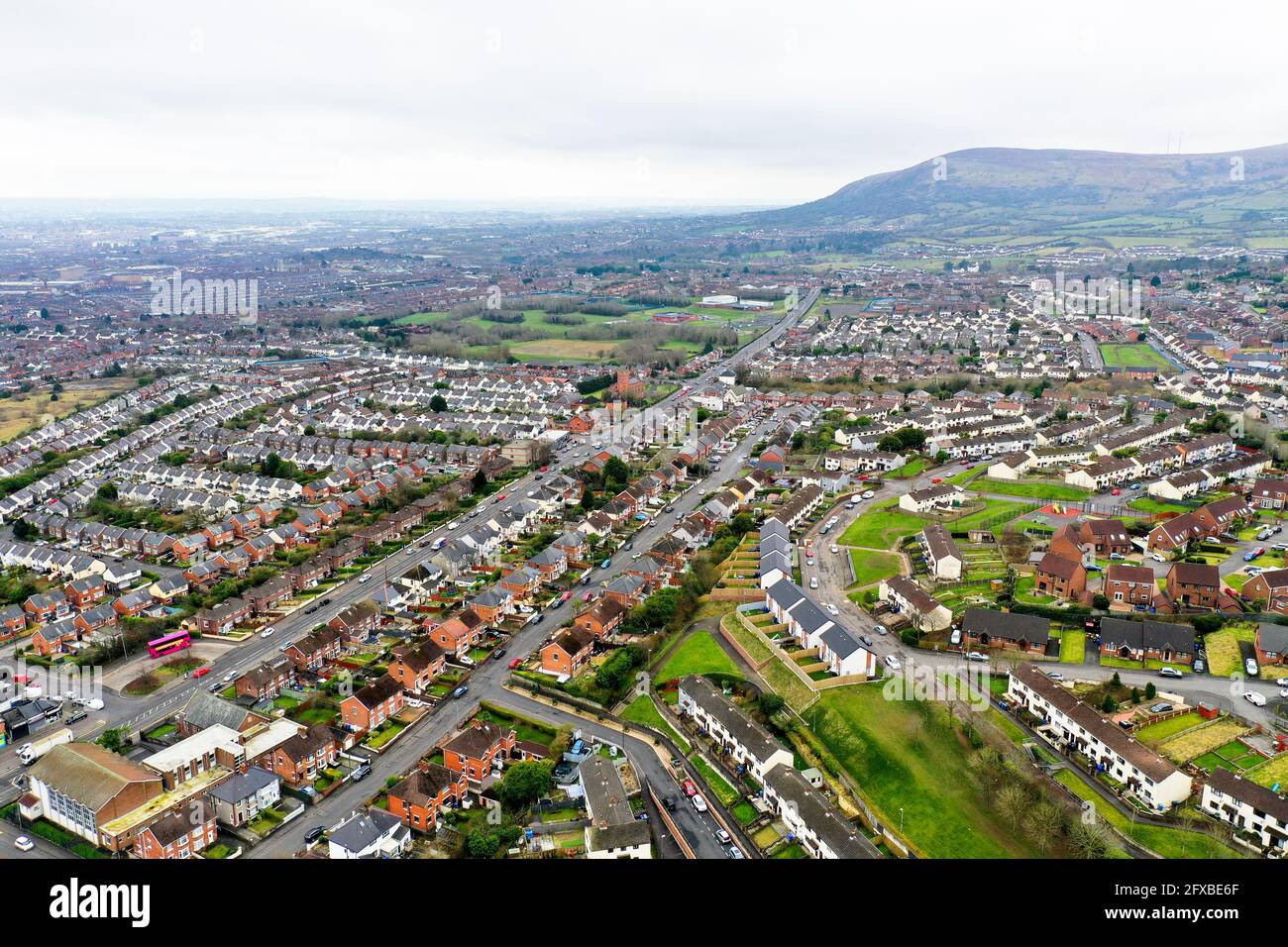 Belfast northern ireland aerial hi-res stock photography and images - Alamy