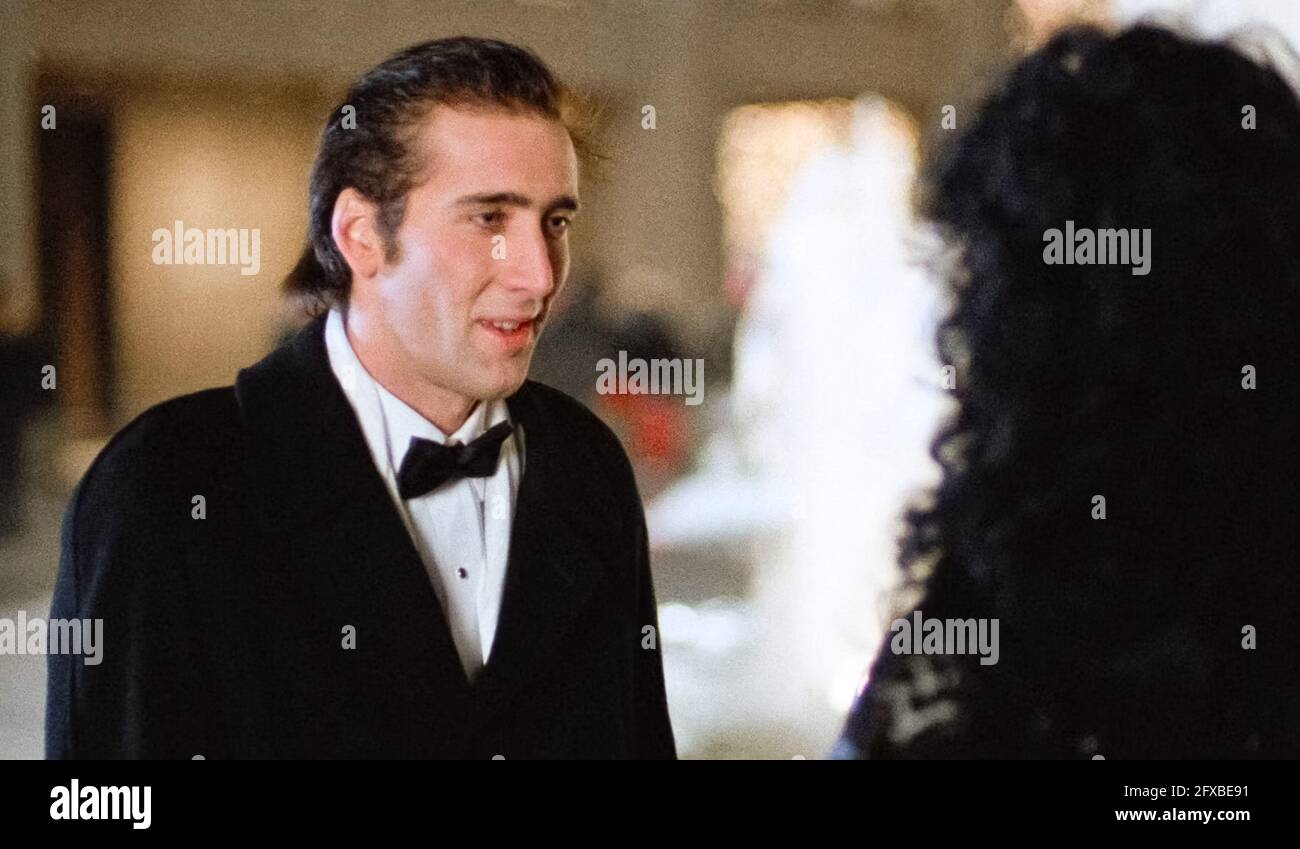 USA. Cher and Nicolas Cage in a scene from the (C)Metro-Goldwyn-Mayer ...