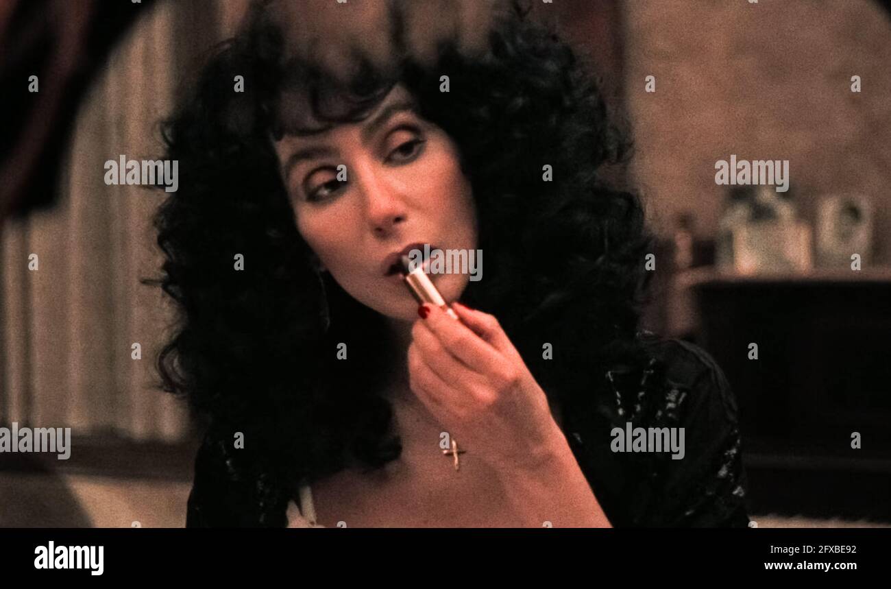USA. Cher in a scene from the (C)Metro-Goldwyn-Mayer movie: Moonstruck ...
