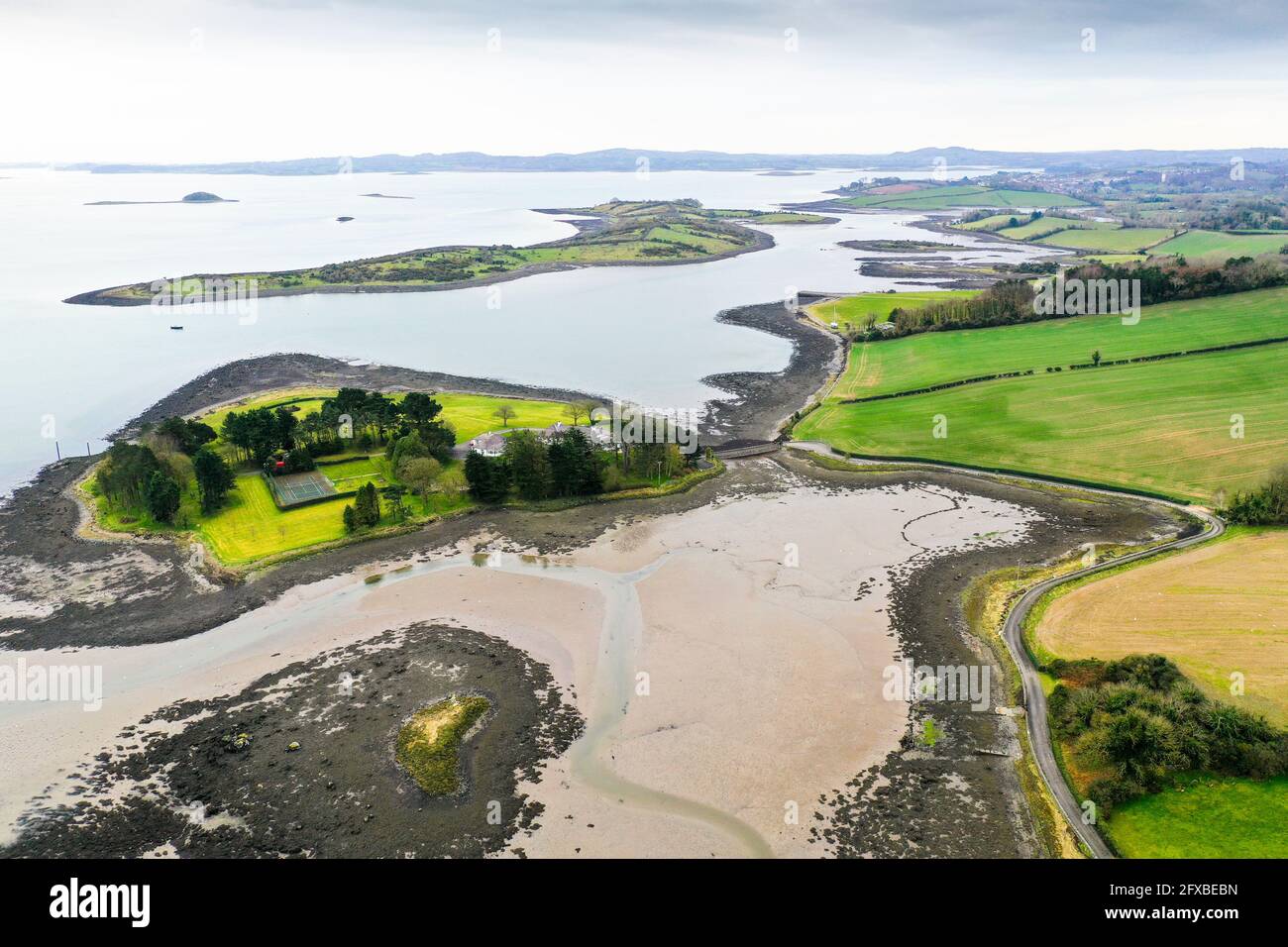 Aerial view of strangford hi-res stock photography and images - Alamy