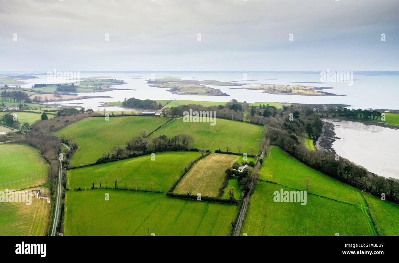 County down aerial northern ireland hi-res stock photography and images ...