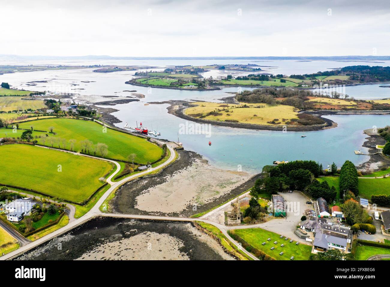 Aerial view of strangford hi-res stock photography and images - Alamy