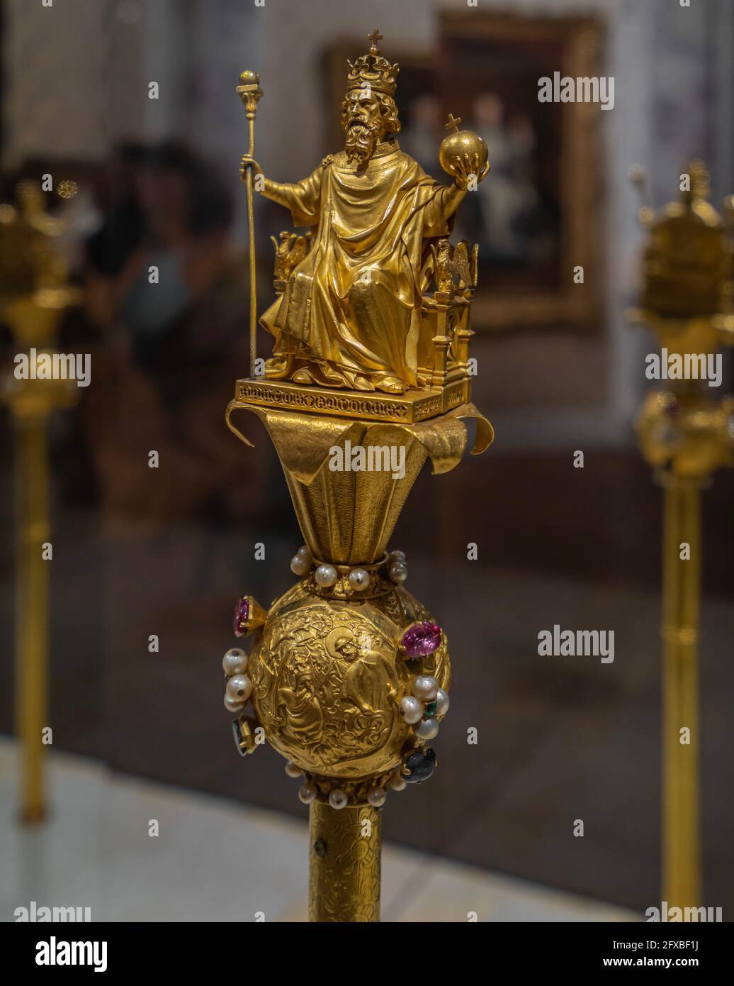 Versailles, France - 19 05 2021: Castle of Versailles. Scepter of ...