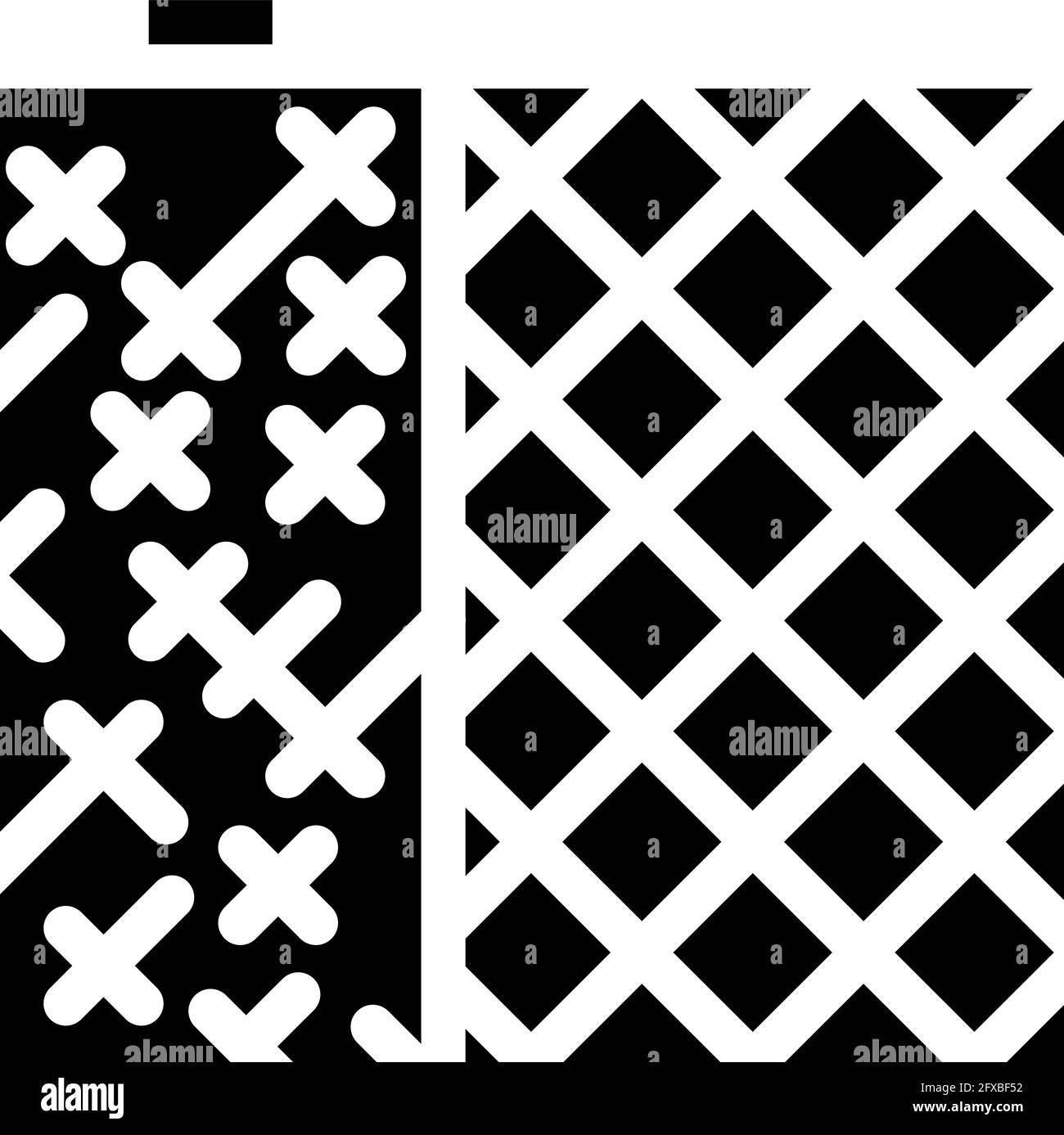 grid building material glyph icon vector illustration Stock Vector ...