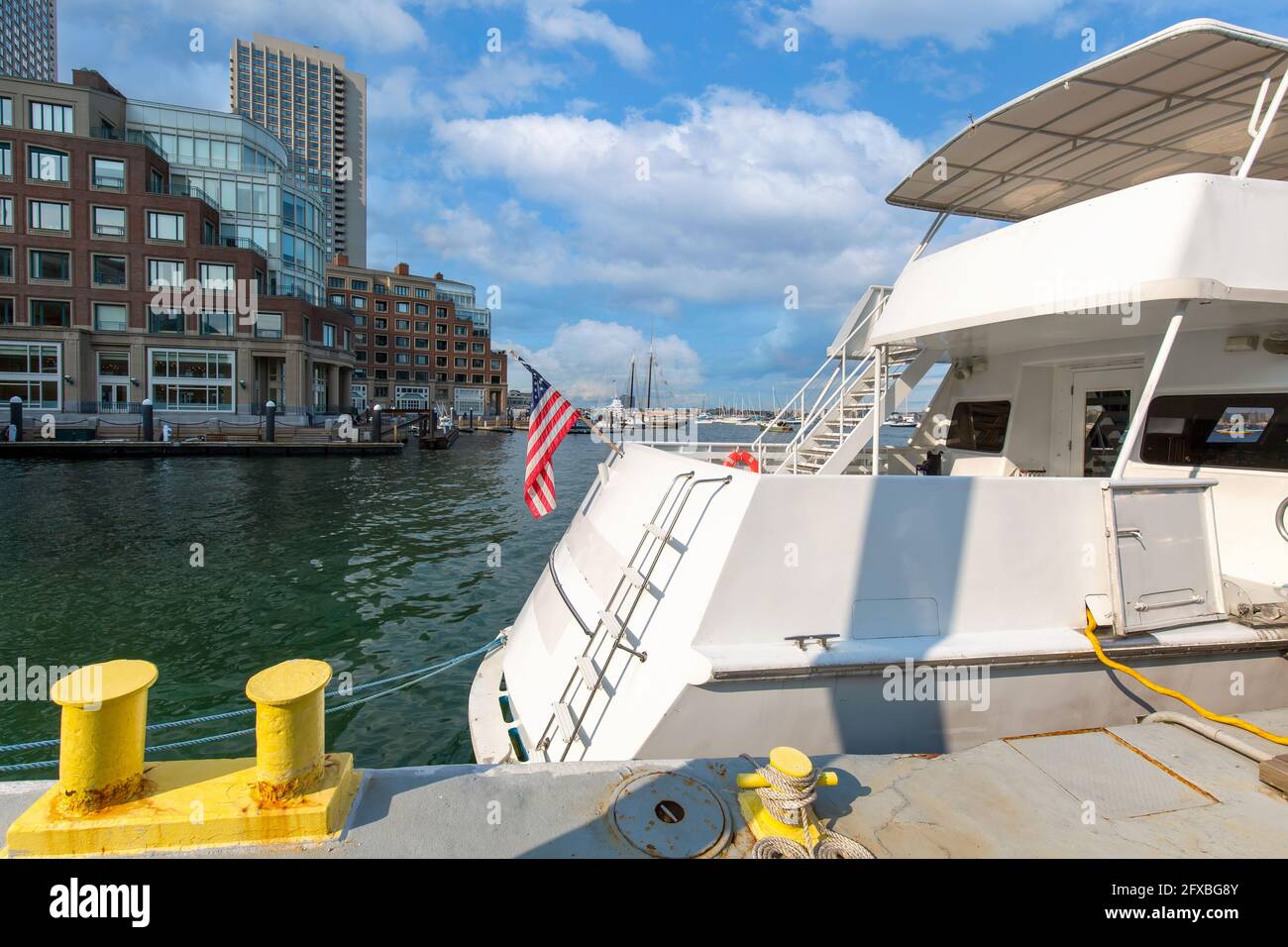 Scenic Boston Harbor and city views Stock Photo - Alamy