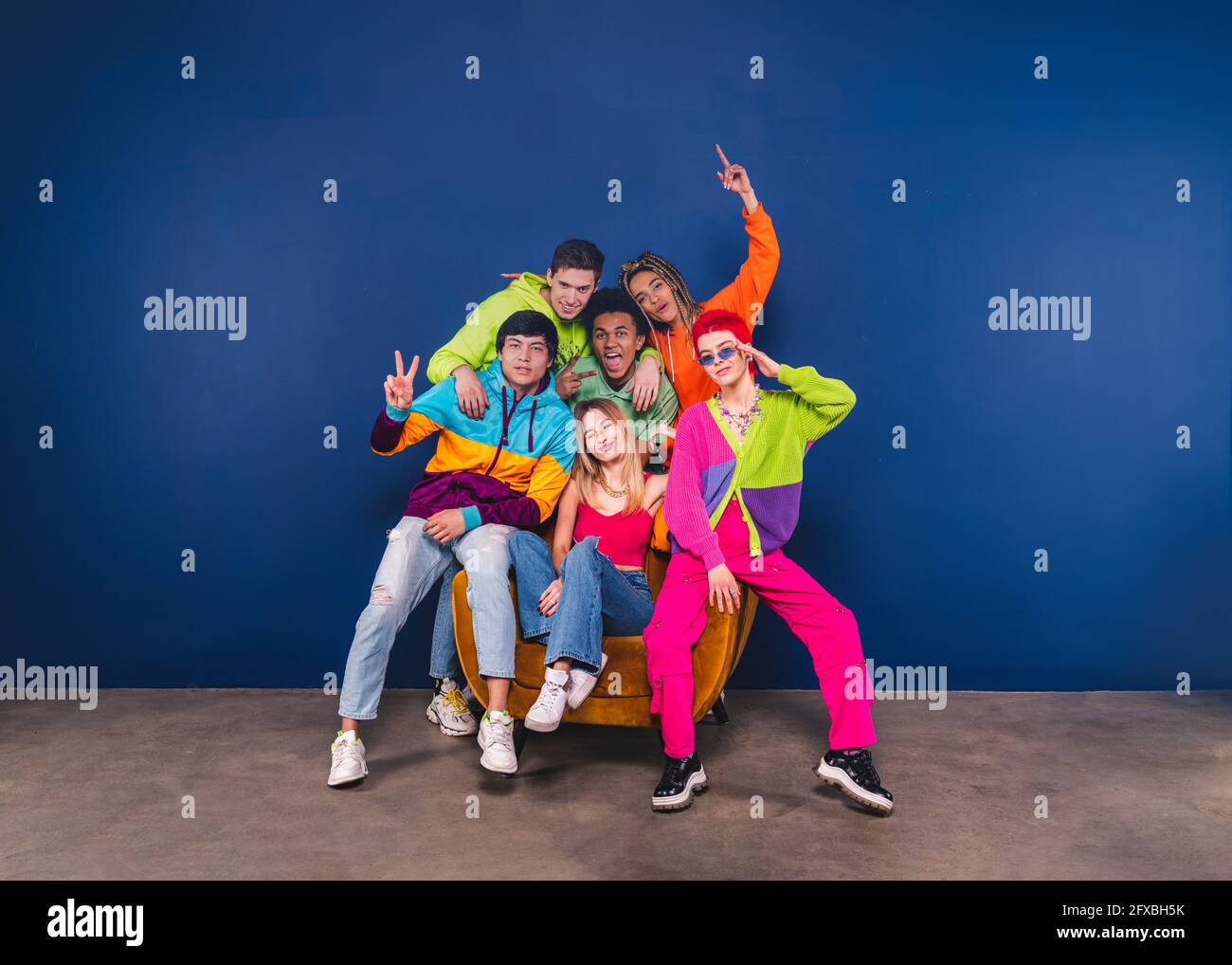 Group friends sitting together on hi-res stock photography and images ...