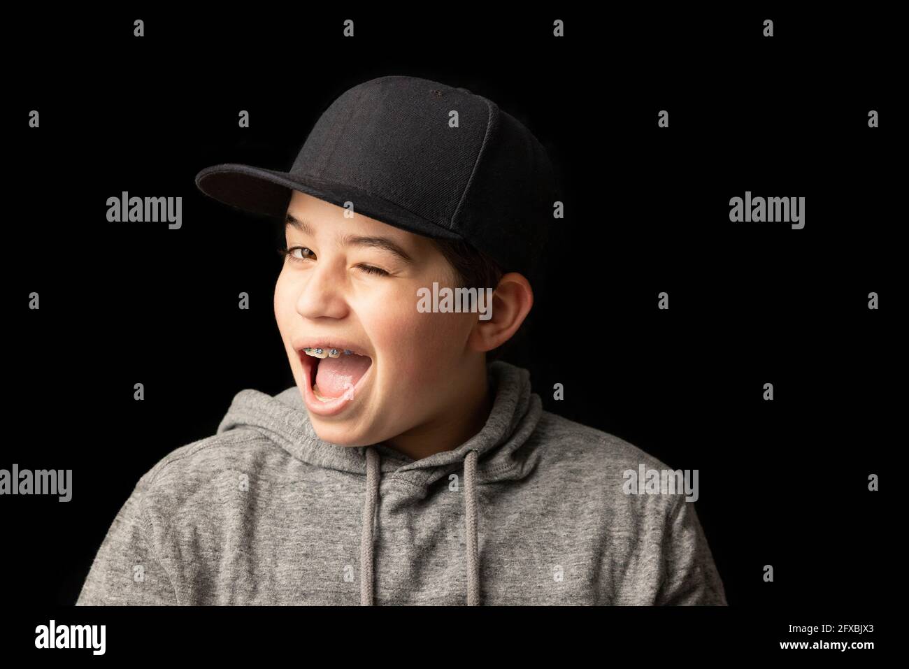 Black boy smiling face hi-res stock photography and images - Alamy