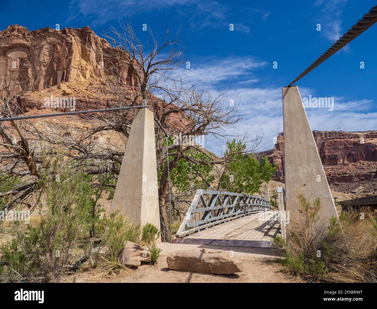 Historic San Rafael Swinging Bridge, Buckhorn Draw Road, San Rafael ...