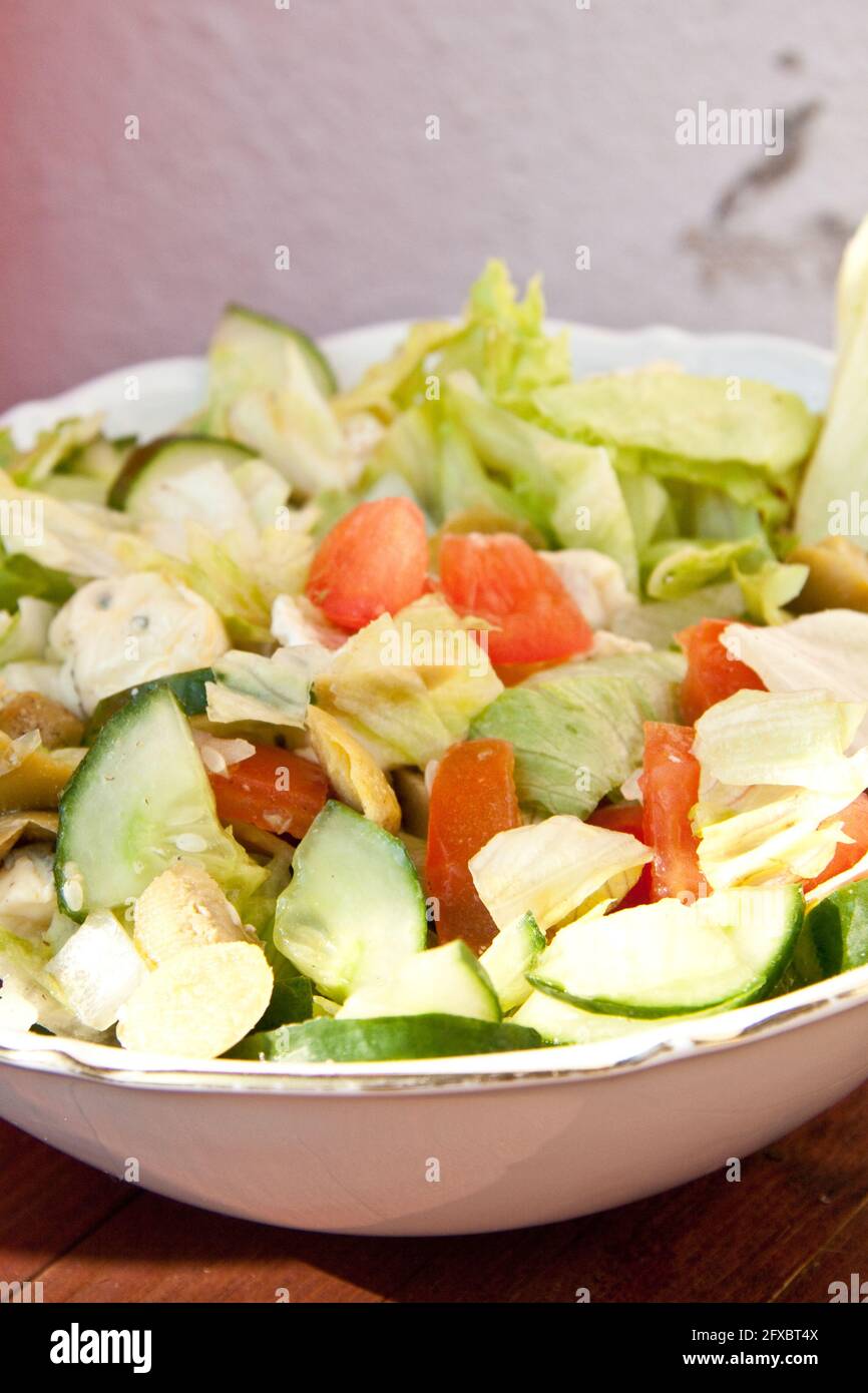 Salad standing on the table Stock Photo - Alamy