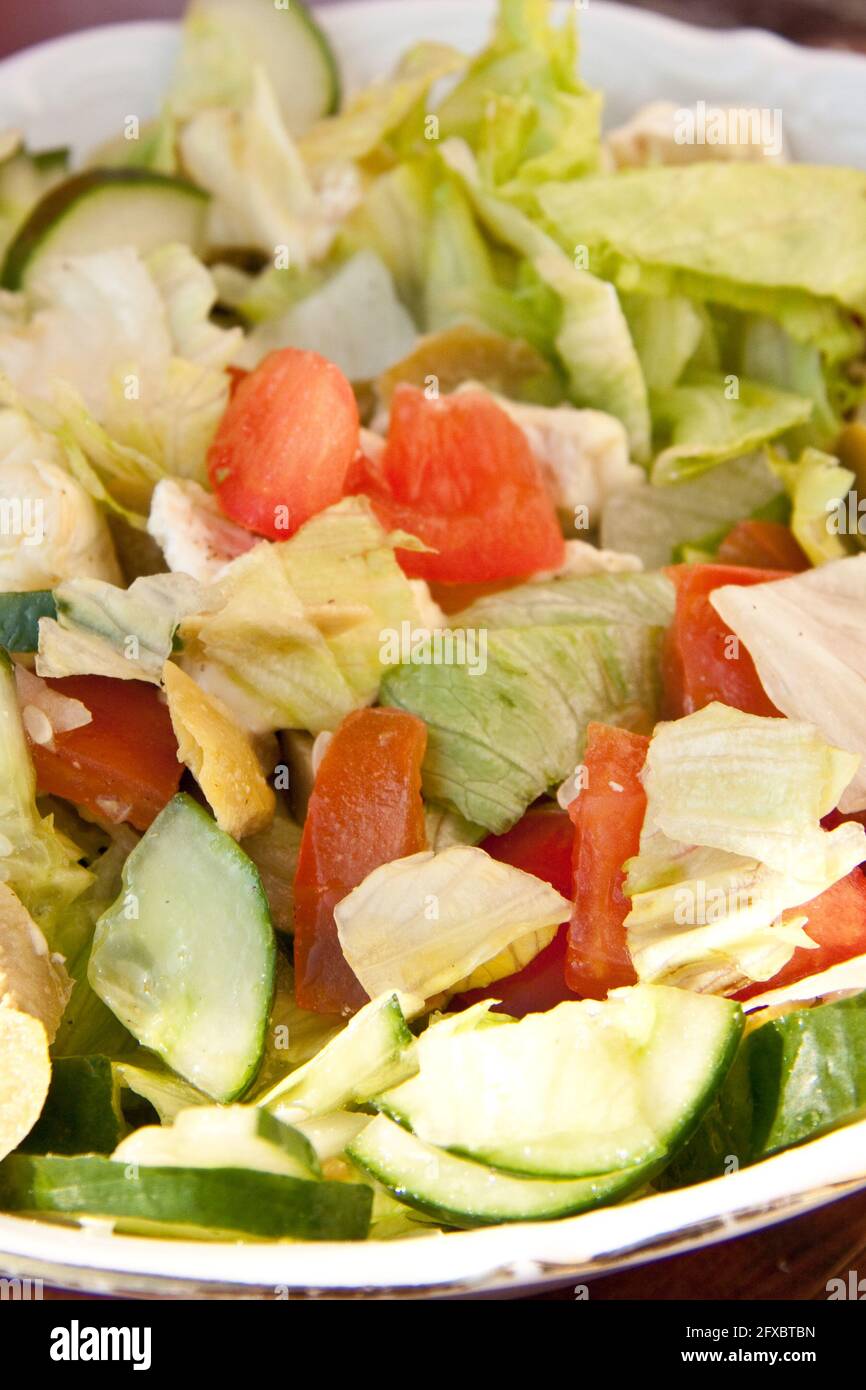 Salad standing on the table Stock Photo - Alamy