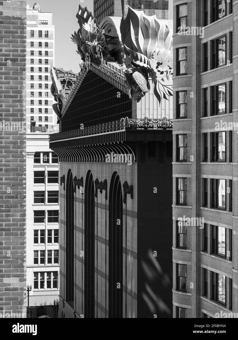 View neighborhood building municipal Black and White Stock Photos ...